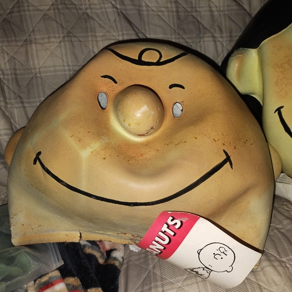 Peanuts | Other | Vintage Charlie Brown And Lucy Masks | Poshmark